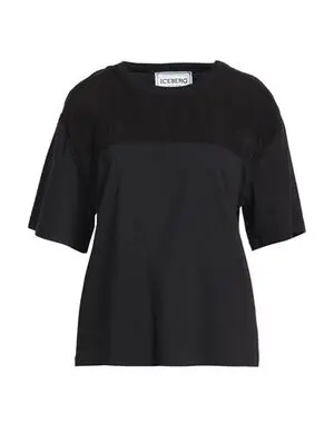 Iceberg T-shirt Jersey T-shirt Size Cotton - Black