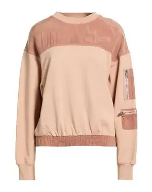 Iceberg Felpa Sweatshirt Light Brown Size Cotton, Cupro - Beige
