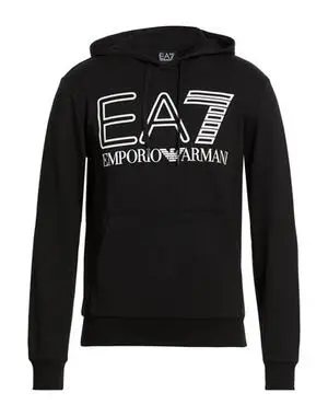 EA7 Cotton-blend Sweatshirt - Black