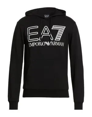 EA7 Cotton-blend Sweatshirt - Black