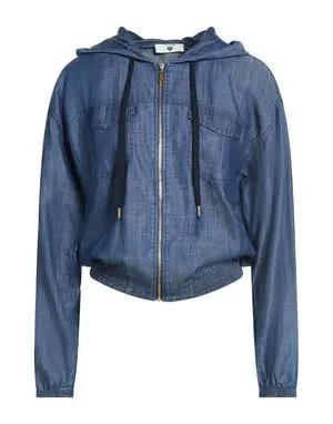 TWINSET Lyocell And Cotton Hooded Sweatshirt