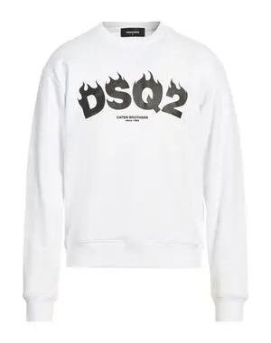 Dsquared2 Sweatshirt Size Cotton - White