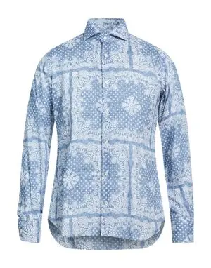 Fedeli Shirt Size Linen - Blue