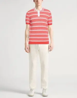 Fedeli Striped Knit Polo