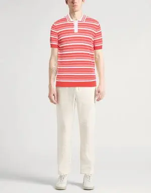 Fedeli Striped Knit Polo