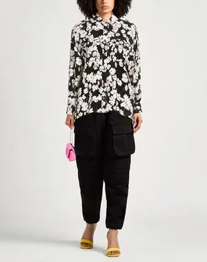 MSGM Floral Print Viscose Shirt