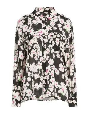 MSGM Floral Print Viscose Shirt