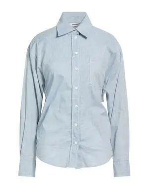 Sandro Shirt Light Size Cotton, Linen, Elastane - Blue