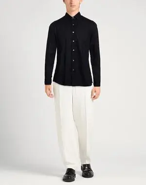 SALVATORE PICCOLO Shirt Size Cotton, Linen - Blue