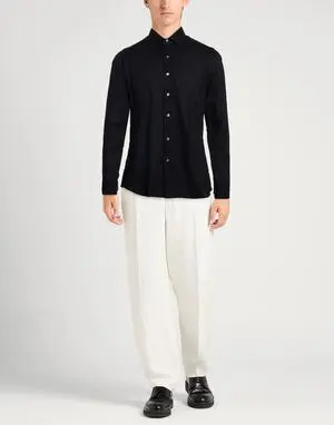 SALVATORE PICCOLO Shirt Size Cotton, Linen - Blue