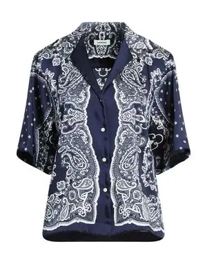 Sandro Paisley-print Satin Shirt