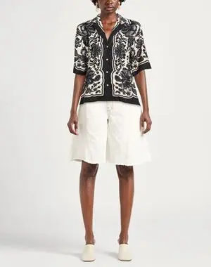 Sandro Woven Floral-print Shirt