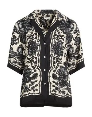 Sandro Woven Floral-print Shirt