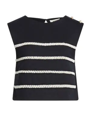 Sandro Top In Cotton And Polyester
