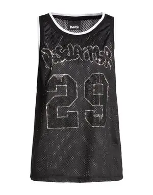 DISCLAIMER Tank Top With Appliqués And Studs