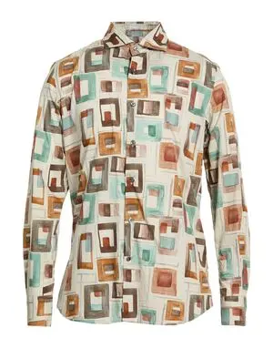 GLANSHIRT Shirt Size Cotton - Brown