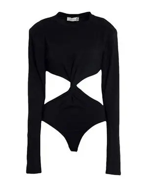 HAVEONE Bodysuit Size Cotton, Elastane - Black