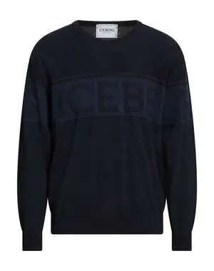 Iceberg Sweater Midnight Size Cotton - Blue