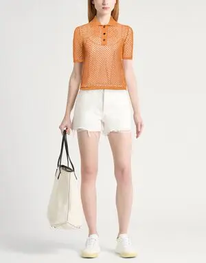 Iceberg Open-knit Short Sleeve Polo Shirt