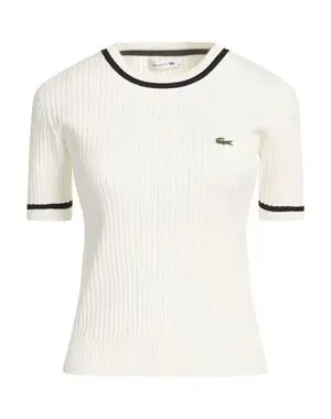 Lacoste Sweater Size Rayon, Polyester - Off White
