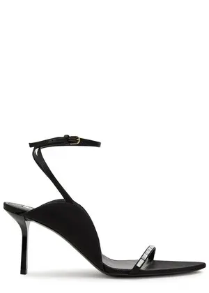 Victoria Beckham 75 Crystal-embellished Sandals - Black