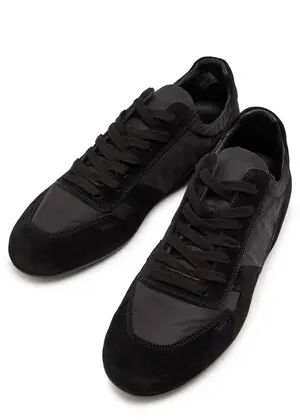 Rick Owens Panelled Sneakers - Black