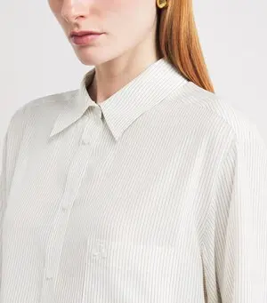 BLAZÉ MILANO Striped Silk Shirt
