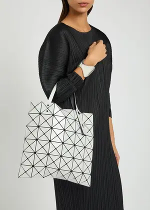 Issey Miyake Lucent Pvc Tote - White