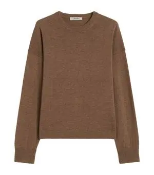 Max Mara Virgin Wool-cashmere Sweater - Brown