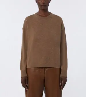 Max Mara Virgin Wool-cashmere Sweater - Brown