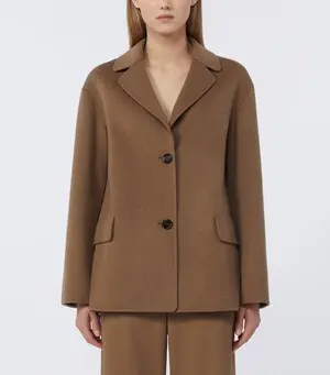 Max Mara Virgin Wool Single-breasted Coat