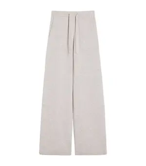 Max Mara Wool-cashmere Sweatpants - Beige
