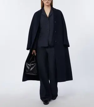 Max Mara Denim Single-breasted Blazer