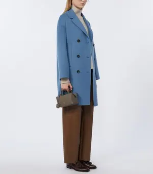 Max Mara Faux Leather Wide-leg Trousers - Brown