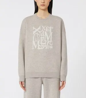 Max Mara Wool-blend Logo Sweater