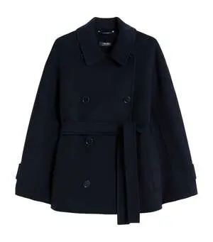 Max Mara Virgin Wool Belted Jacket
