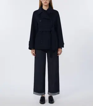 Max Mara Virgin Wool Belted Jacket