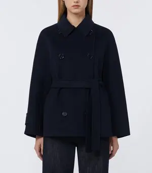 Max Mara Virgin Wool Belted Jacket