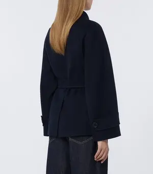 Max Mara Virgin Wool Belted Jacket