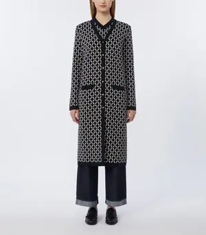 Max Mara Wool Long Cardigan