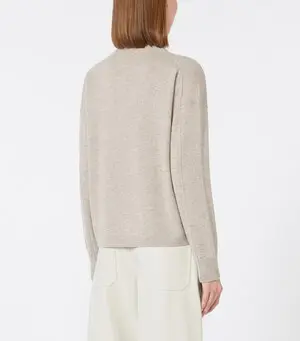 Max Mara Virgin Wool-cashmere Sweater - Beige
