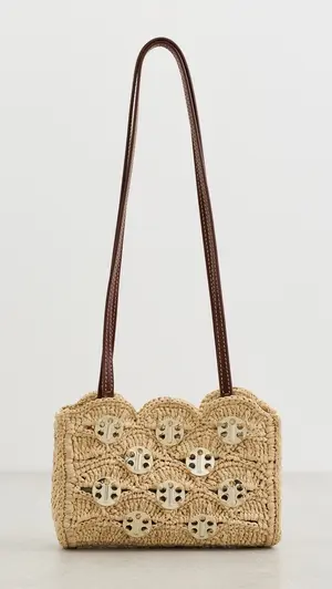Rabanne Raffia Shoulder Bag