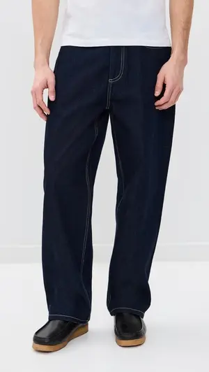 NICHOLAS DALEY Five-pocket Straight Leg Jeans