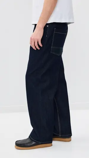 NICHOLAS DALEY Five-pocket Straight Leg Jeans