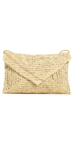 Hat Attack Emmie Envelope Clutch - Natural