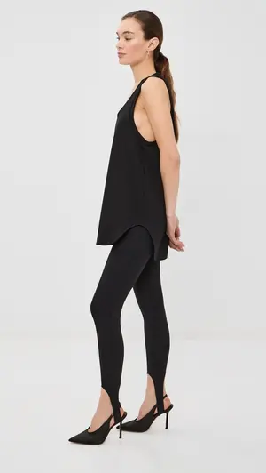 Wardrobe.NYC Oversized Mini Tank - Black