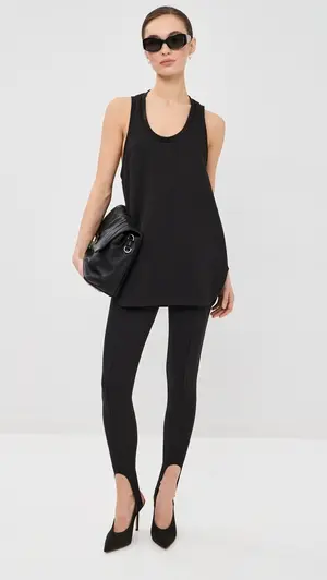 Wardrobe.NYC Oversized Mini Tank - Black