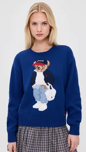 Polo Ralph Lauren Cotton Bear Pullover
