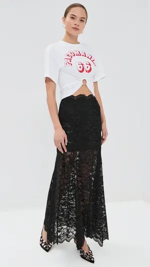 Rabanne Stretch Lace Skirt