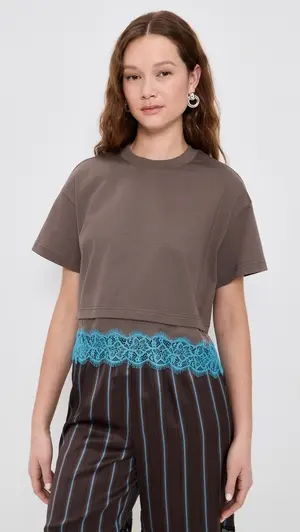 Staud Grier Top - Mink/pool